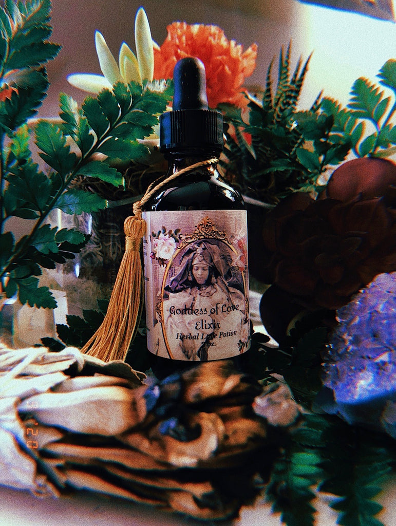 Goddess of Love Elixir - Herbal Love Potion 2 fl. oz – Devi Tribe Wellness