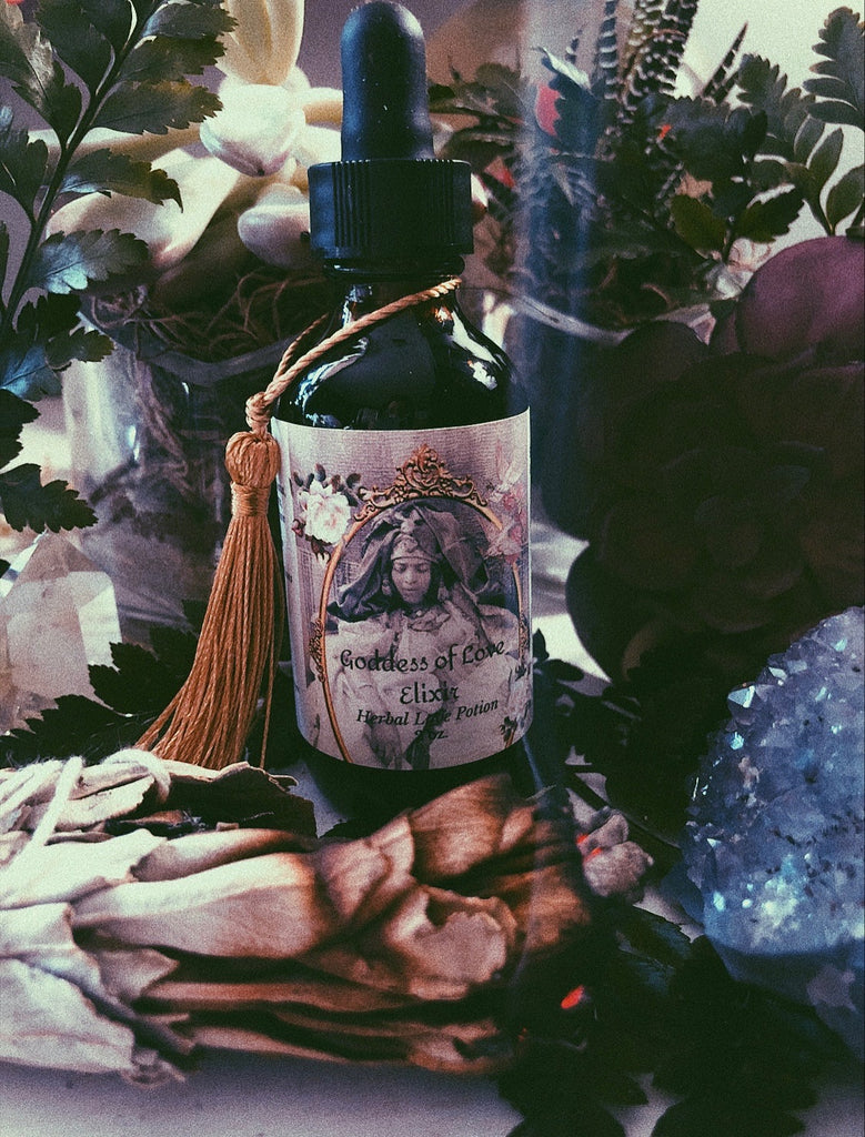 Goddess of Love Elixir - Herbal Love Potion 2 fl. oz – Devi Tribe Wellness